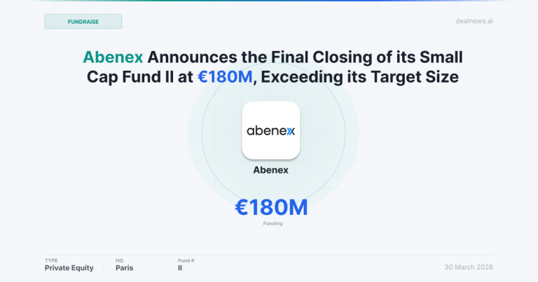 Abenex Announces the Final Closing of its Small Cap Fund II at €180M ...
